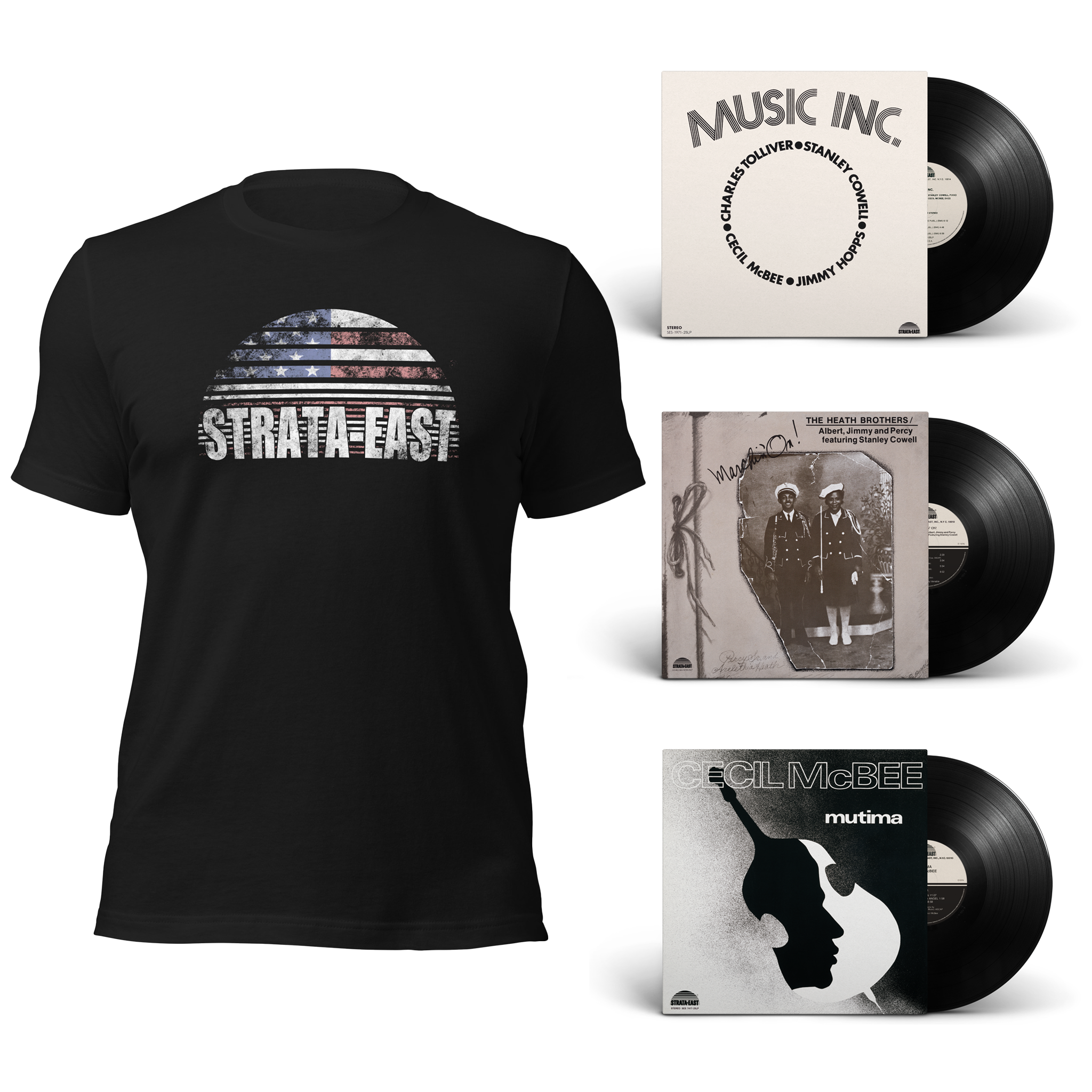 Strata–East LP Fan Bundle 2 (Flag logo) – Mack Avenue Music Group